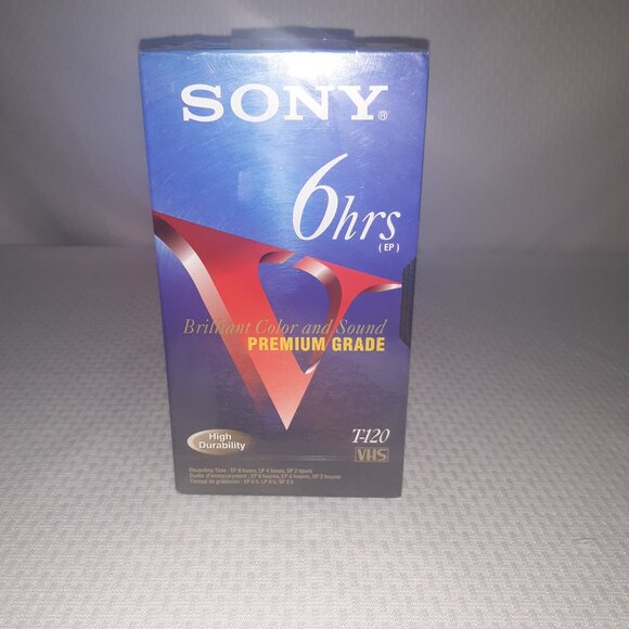Sony | Media | Sony Blank Premium Grade 6 Hour Vhs Tapes Set Of 3 ...